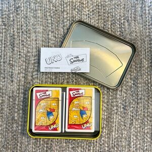 Simpsons | Games | The Simpsons Deluxe Collector Tin Uno Card Game ...